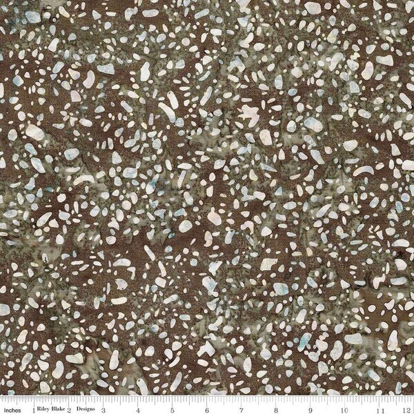 Expressions Batiks Elementals Terrazzo Khaki | Riley Blake Designs